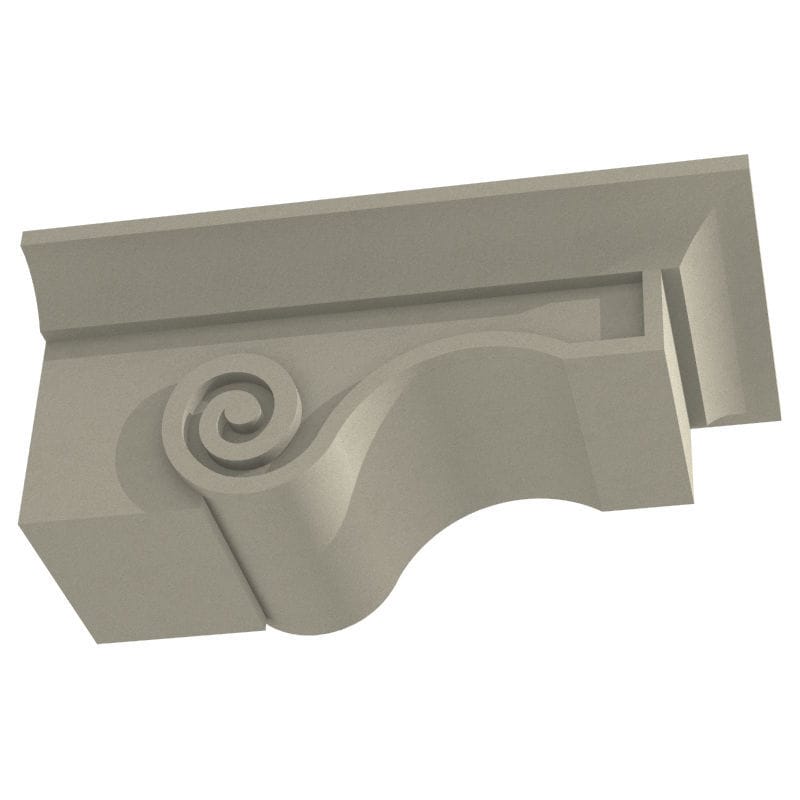 Expanded polystyrene (EPS) corbel - EDMD-04 - Eleni Decor