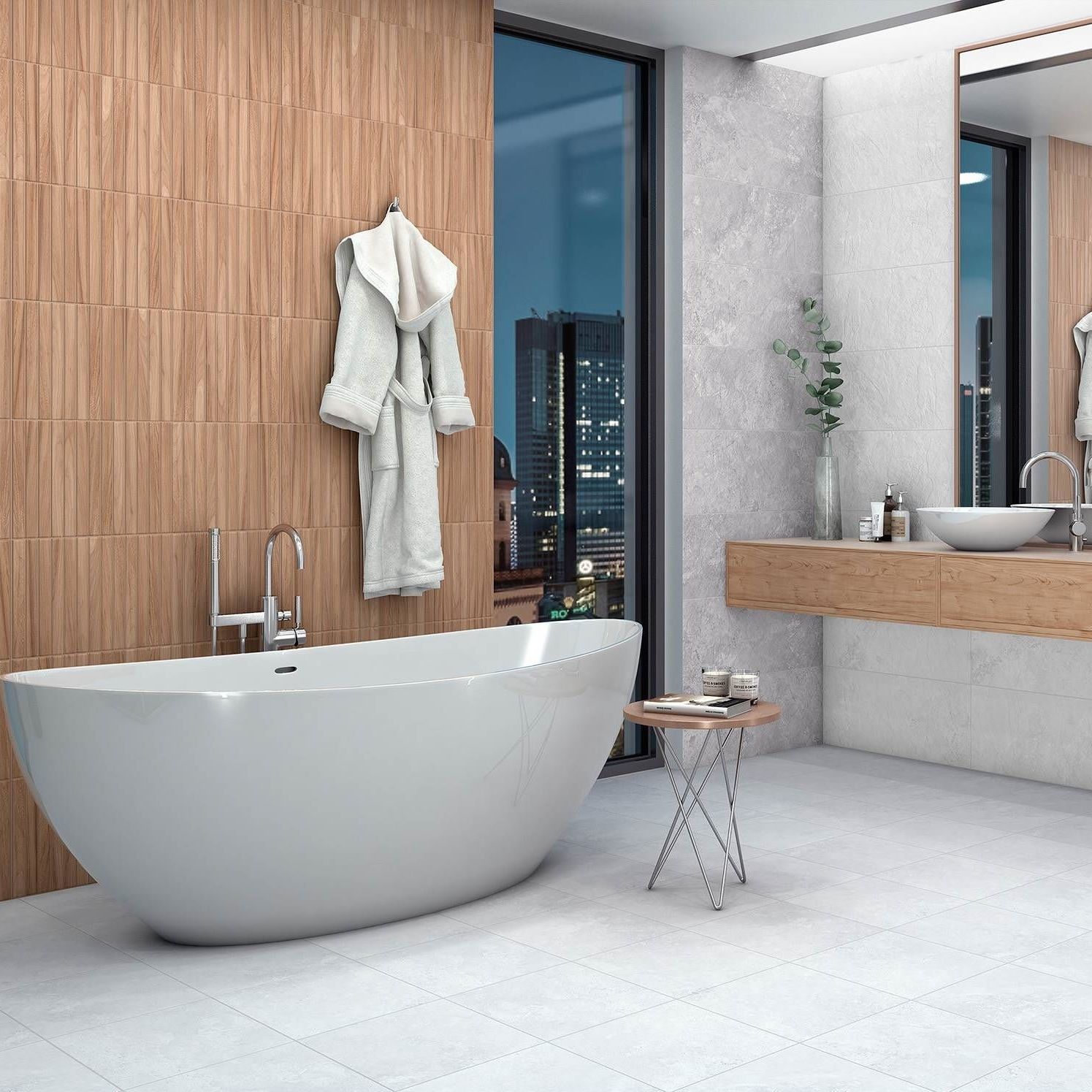Indoor tile - MADERAS - MAYOLICA - bathroom / living room / kitchen