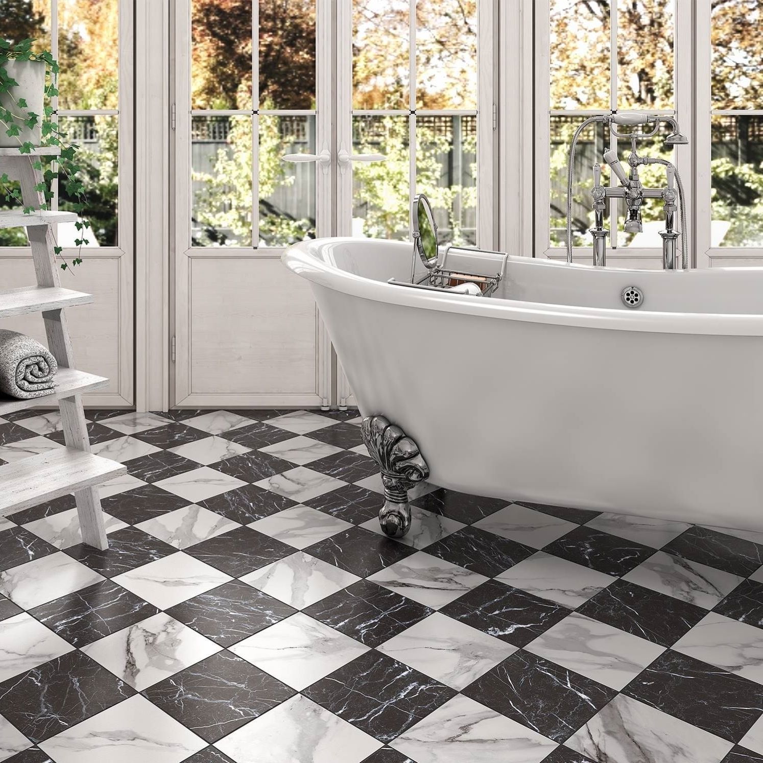 Porcelain tile - MARQUINA - MAYOLICA - glazed ceramic / matte / high-gloss