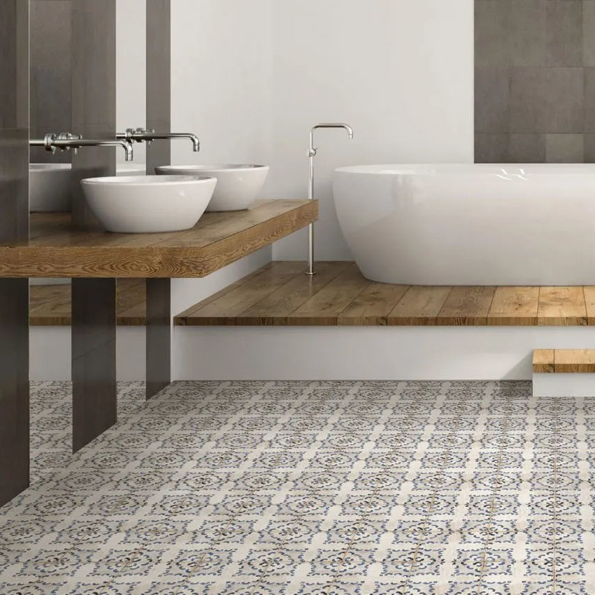 Indoor tile - CARIBBEAN - CERAMICA RIBESALBES - bathroom / living room ...