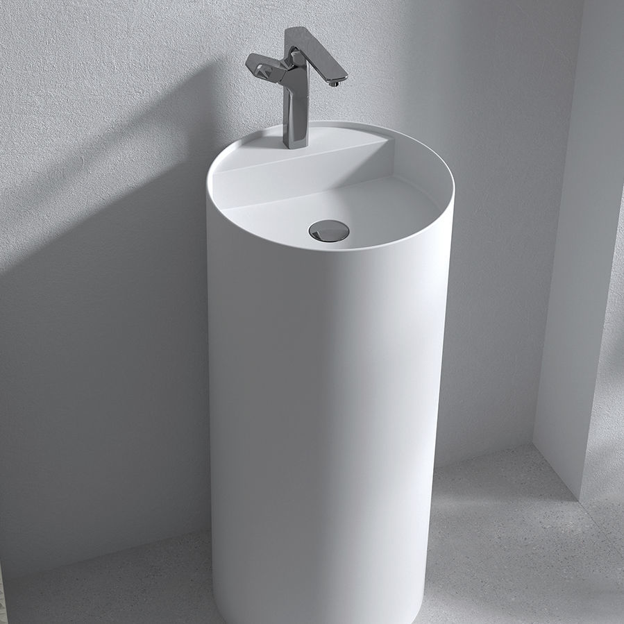 Free-standing washbasin - RIN TL - ZENON SMART SOLID SURFACE - Solid ...
