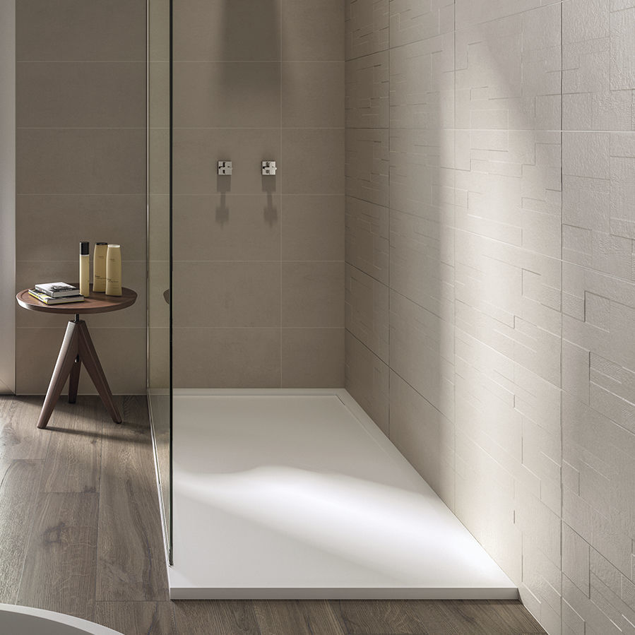 Rectangular shower tray - BALI - ZENON SMART SOLID SURFACE - above ...