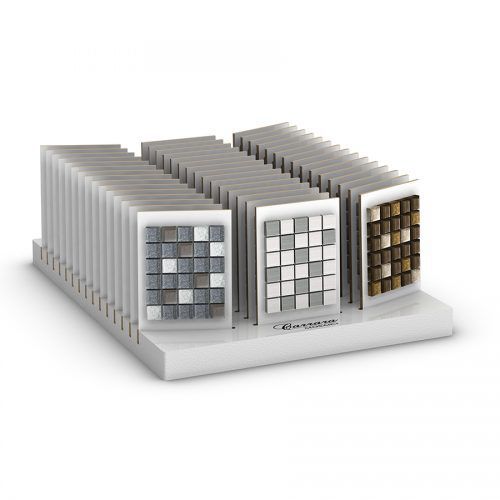 Ceramic mosaic tile - WL.M.001 - DR TECNICA - high-gloss / matte / indoor