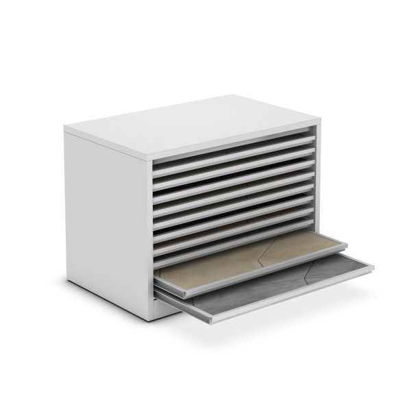 Freestanding tile display stand - ML.K60 - DR TECNICA - metal