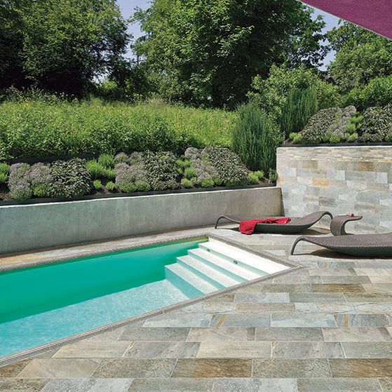 Porcelain stoneware swimming pool coping - ORIGINALSTONE - SIL CERAMICHE