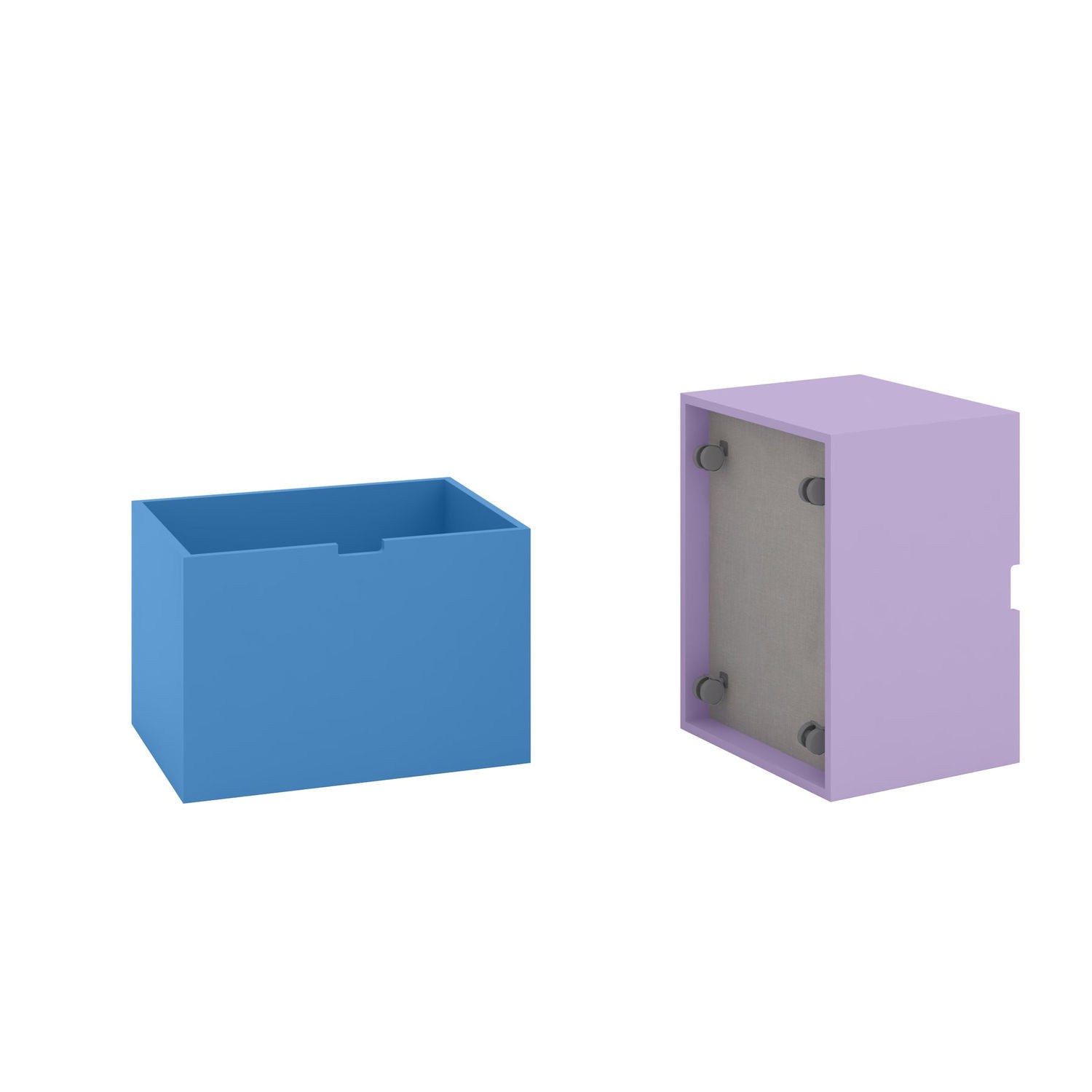 Toy box on casters - Muba Design - lacquered wood