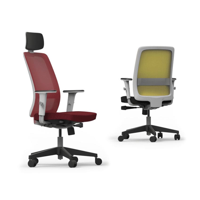 Contemporary office chair - Vélo - Cavaletti S/a - indoor / mesh / leather