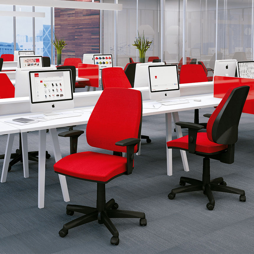 Contemporary office chair - Pro - Cavaletti S/a - indoor / fabric / leather