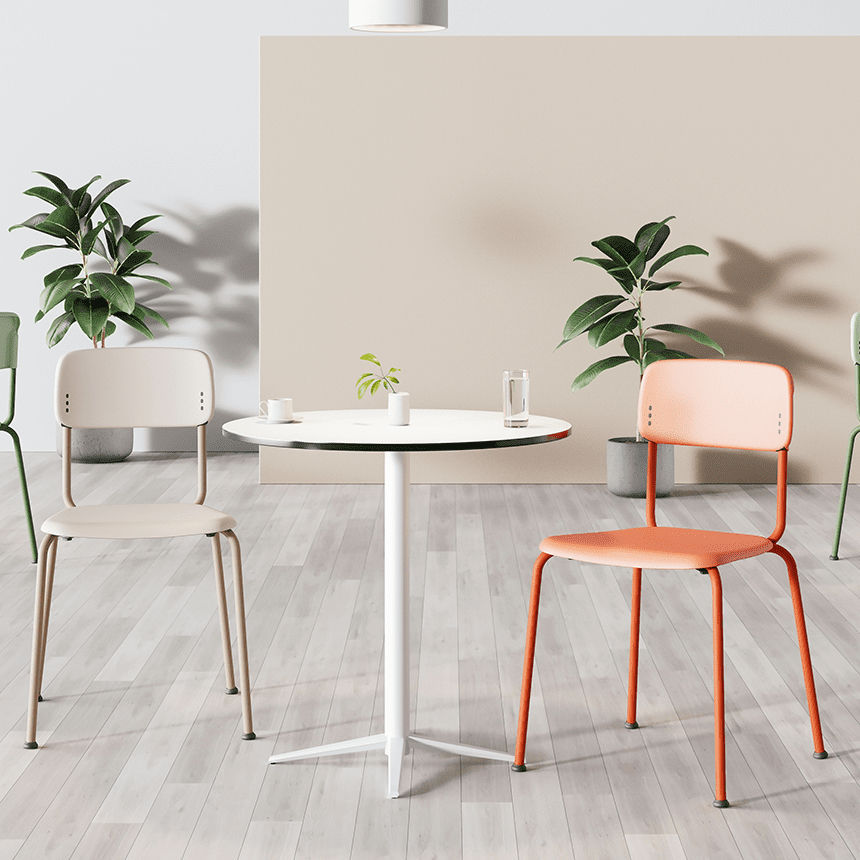 Contemporary chair - Joy - Cavaletti S/a - polypropylene / painted ...