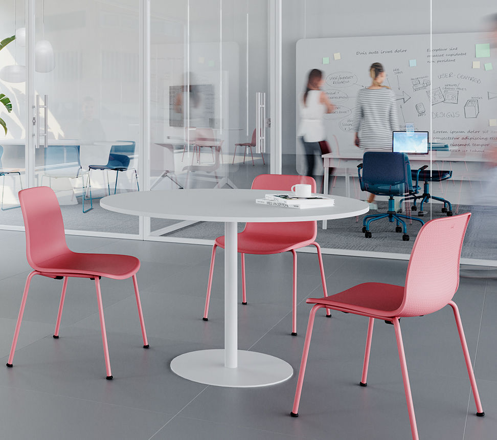 Contemporary chair - Match - Cavaletti S/a - indoor / fabric / plastic