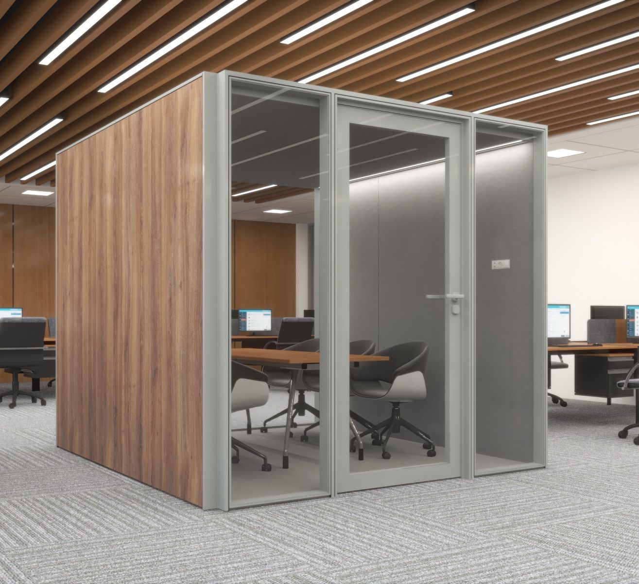 Acoustic office pod - ALNO POD X-LARGE - ALN Office - Altinbölme ...