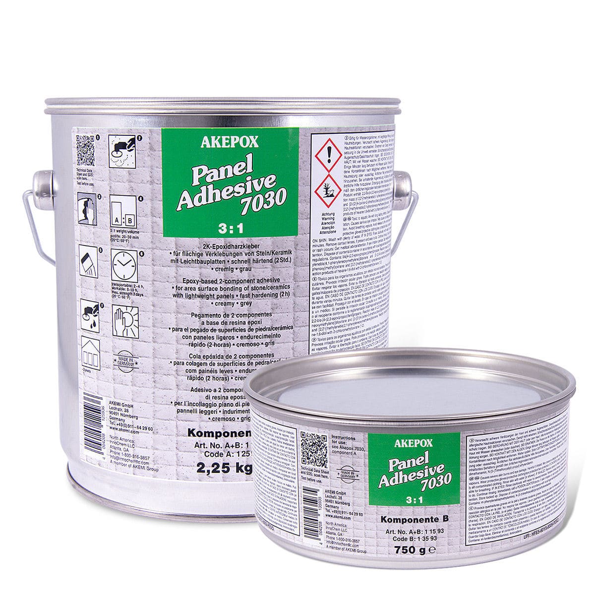Fixing adhesive paste - AKEPOX® - Akemi - insulation / resin / epoxy