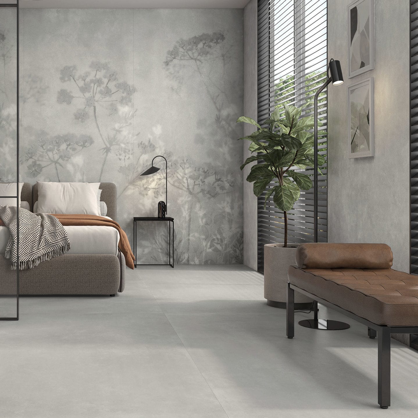 Porcelain stoneware tile - BOTANICAL COLD - Arklam - natural finish ...