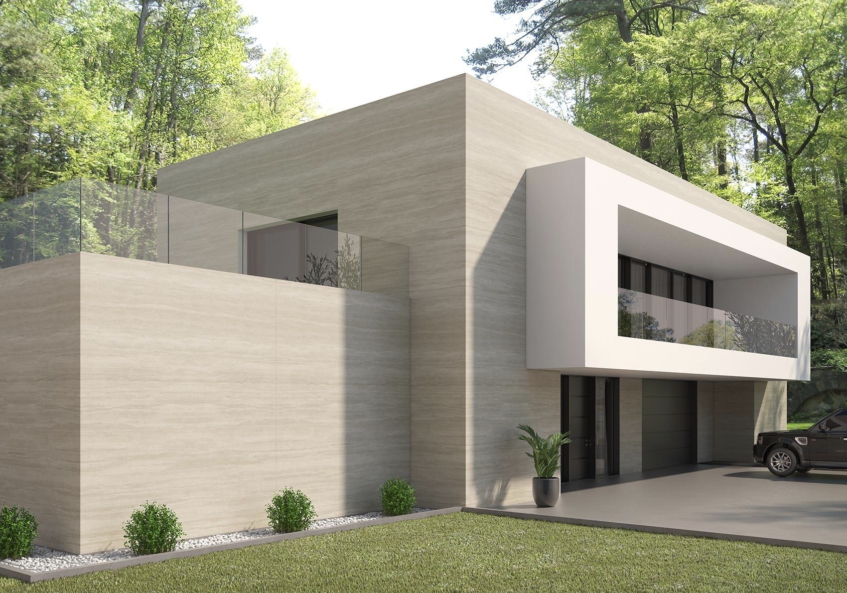 Exterior Travertine Wall Cladding