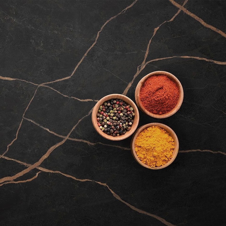 Porcelain stoneware stone slab - SAINT LAURENT - Arklam - for kitchen ...