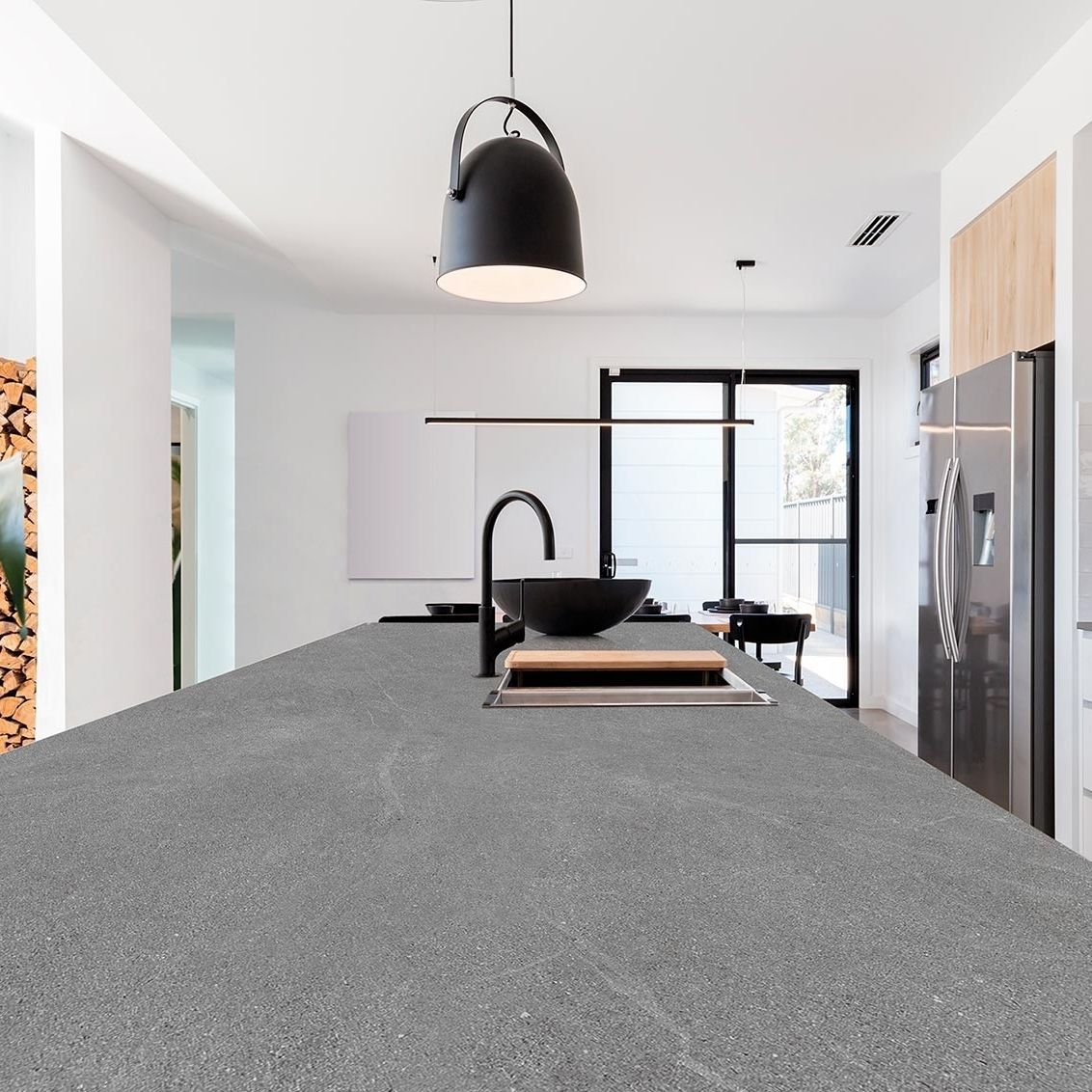 Porcelain stoneware stone slab - MANHATTAN - Arklam - cladding / for ...