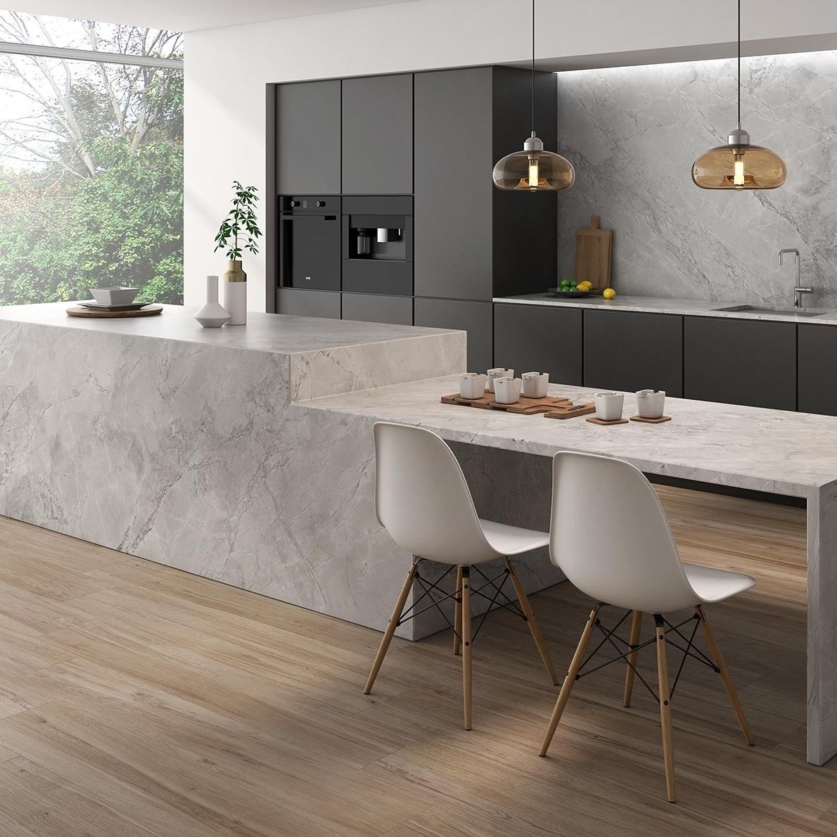 Porcelain stoneware stone slab - BRAZIL - Arklam - cladding / bathroom ...