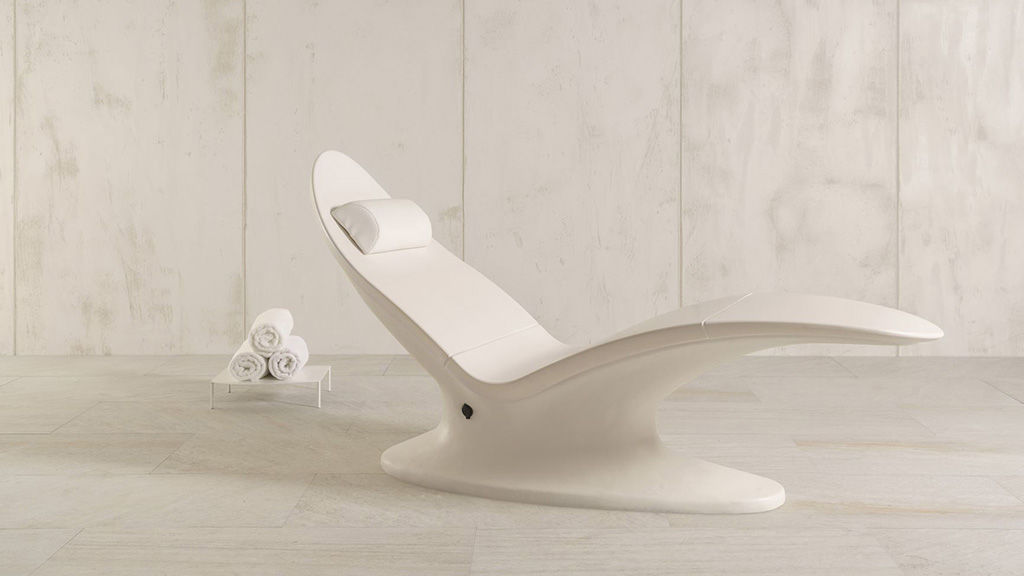 Commercial relaxation lounger - ONE PLUS - SOLEUM GmbH - heated