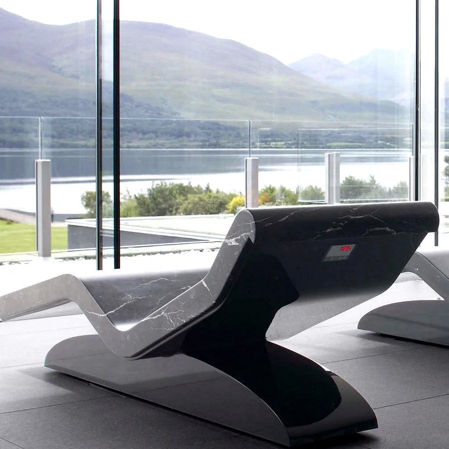 Commercial relaxation lounger - DIVA - SOLEUM GmbH - heated