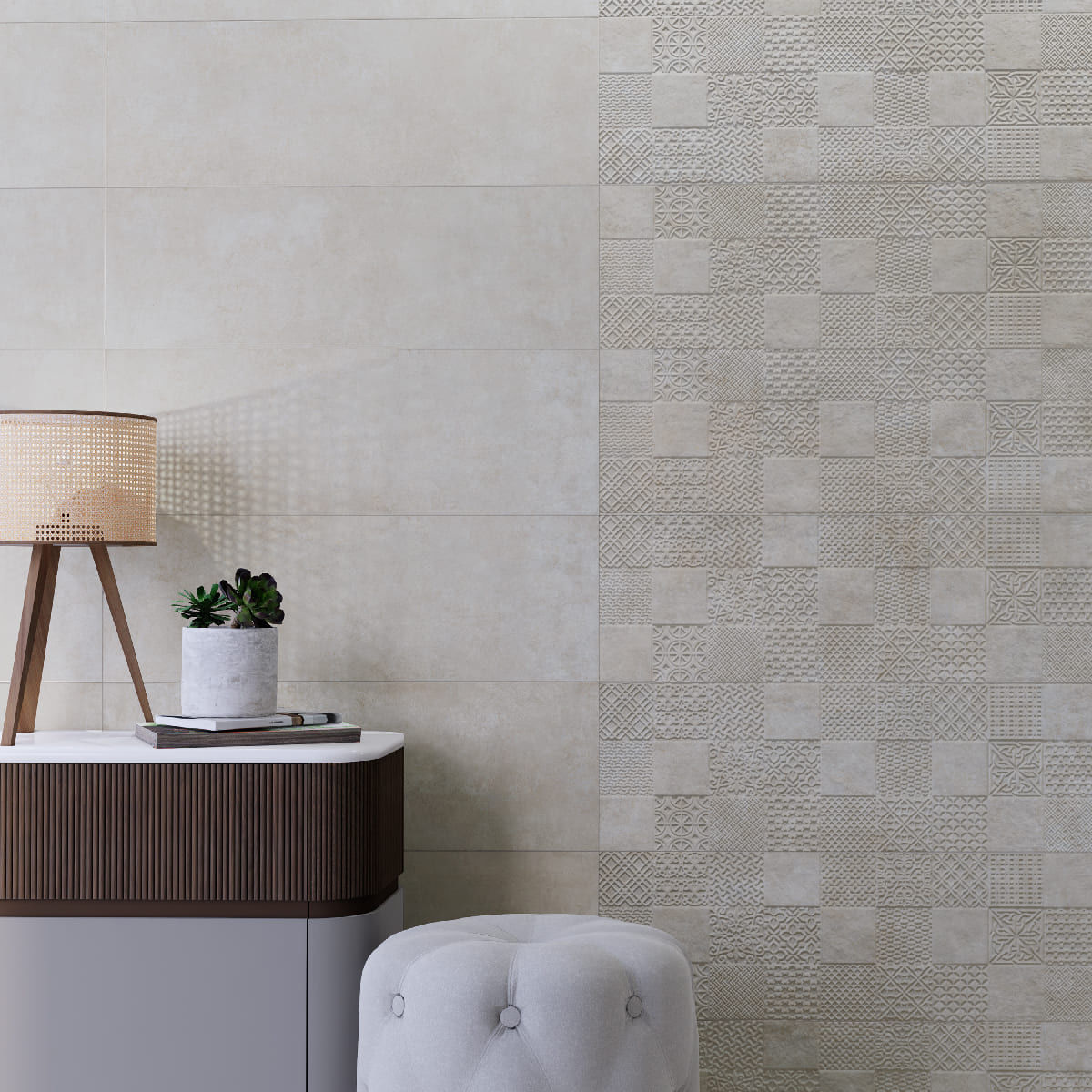 Stoneware tile - ESS. MAGIC - Prissmacer - matte / indoor / bathroom