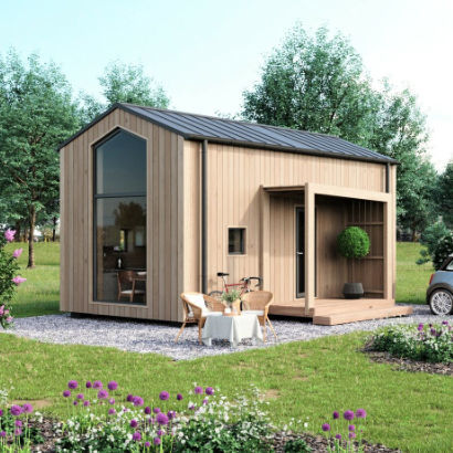 Prefab house - W-3 - Y-HOME - modular / contemporary / with terrace