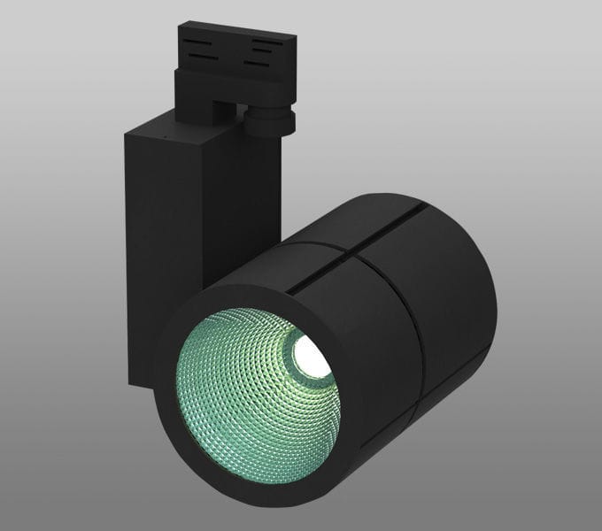 Surface mounted spotlight - pti-lighting - LED / round / square