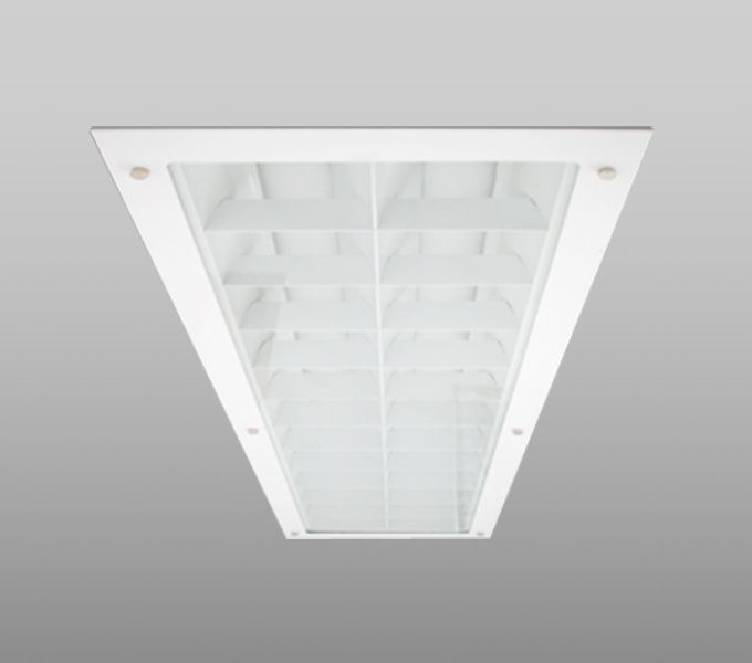 Recessed light fixture - 443 - pti-lighting - fluorescent / rectangular ...