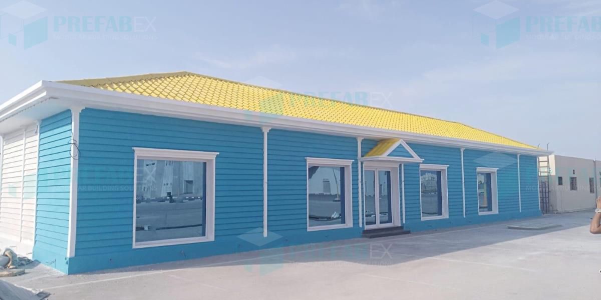 Prefab building - 750 - prefabex - modular / concrete / steel framing