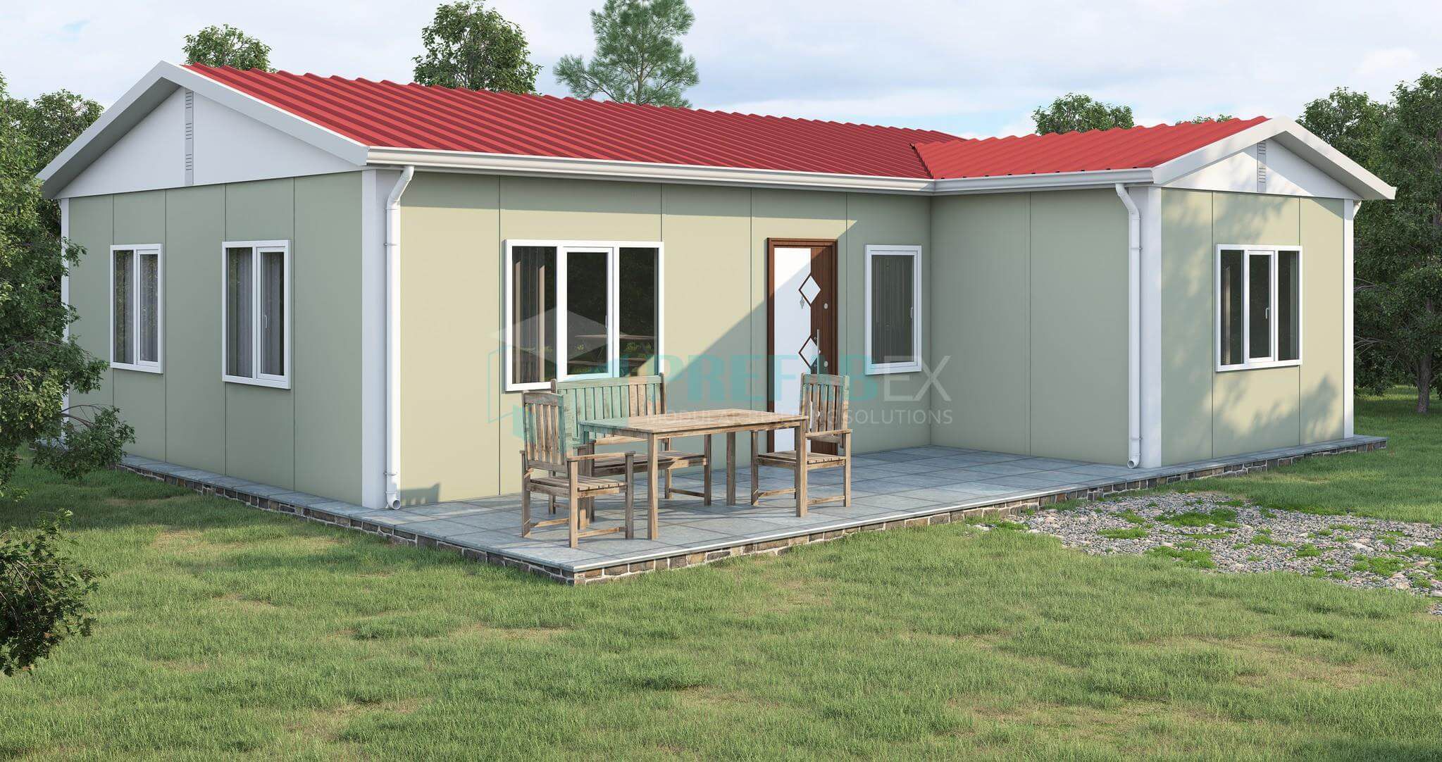 Prefab house - 75 - prefabex - modular / contemporary / single-story