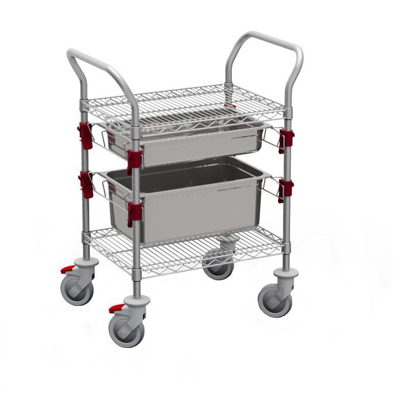 Food tray trolley - MISO325M - QUATRO S.R.L. - commercial / for ...