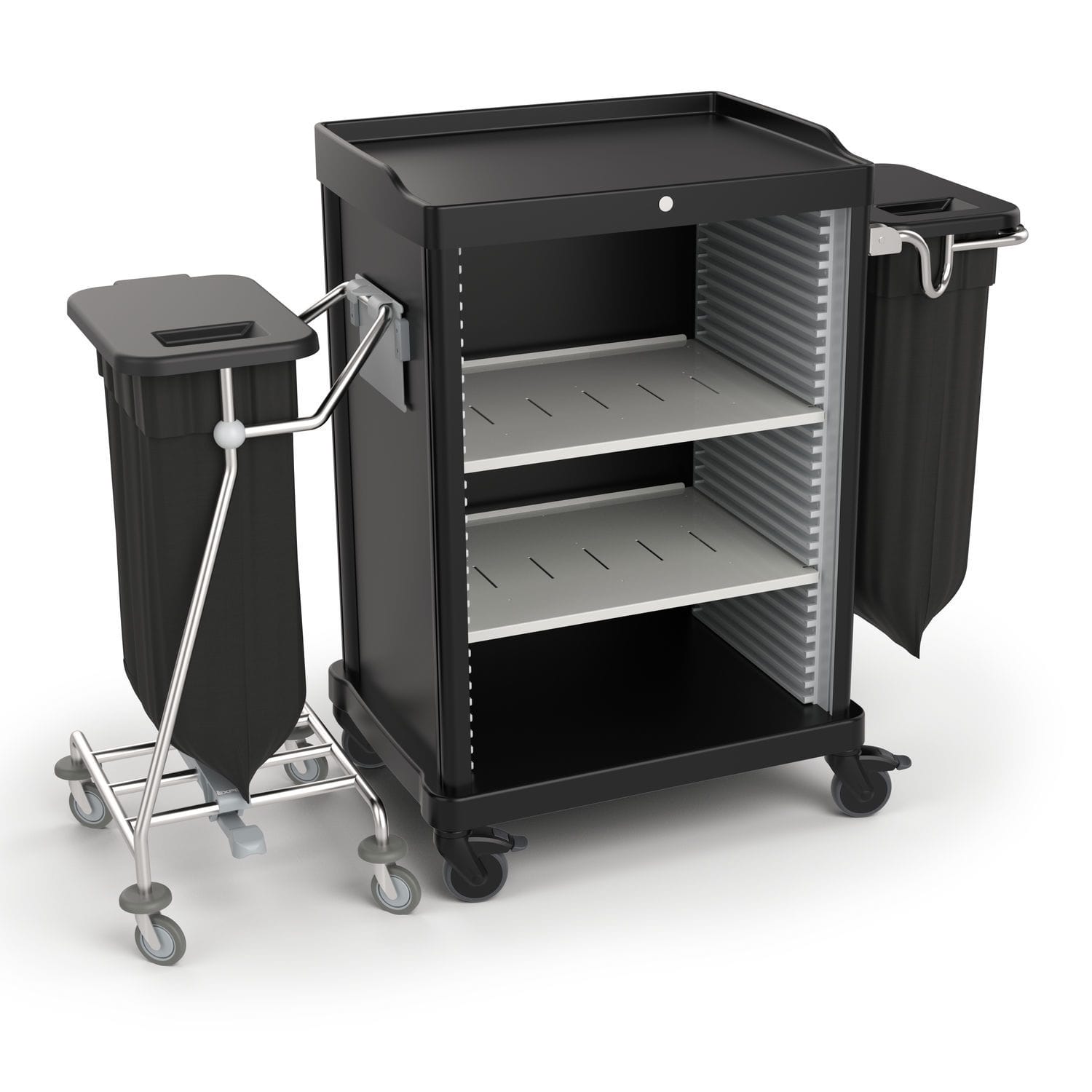 Cleaning trolley - 4ESSENTIAL-V7 - QUATRO S.R.L. - for linen ...