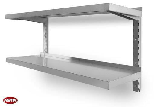 Wall-mounted shelf - AGMA ARREDO INOX PROFESSIONALE SRL A SOCIO UNICO ...