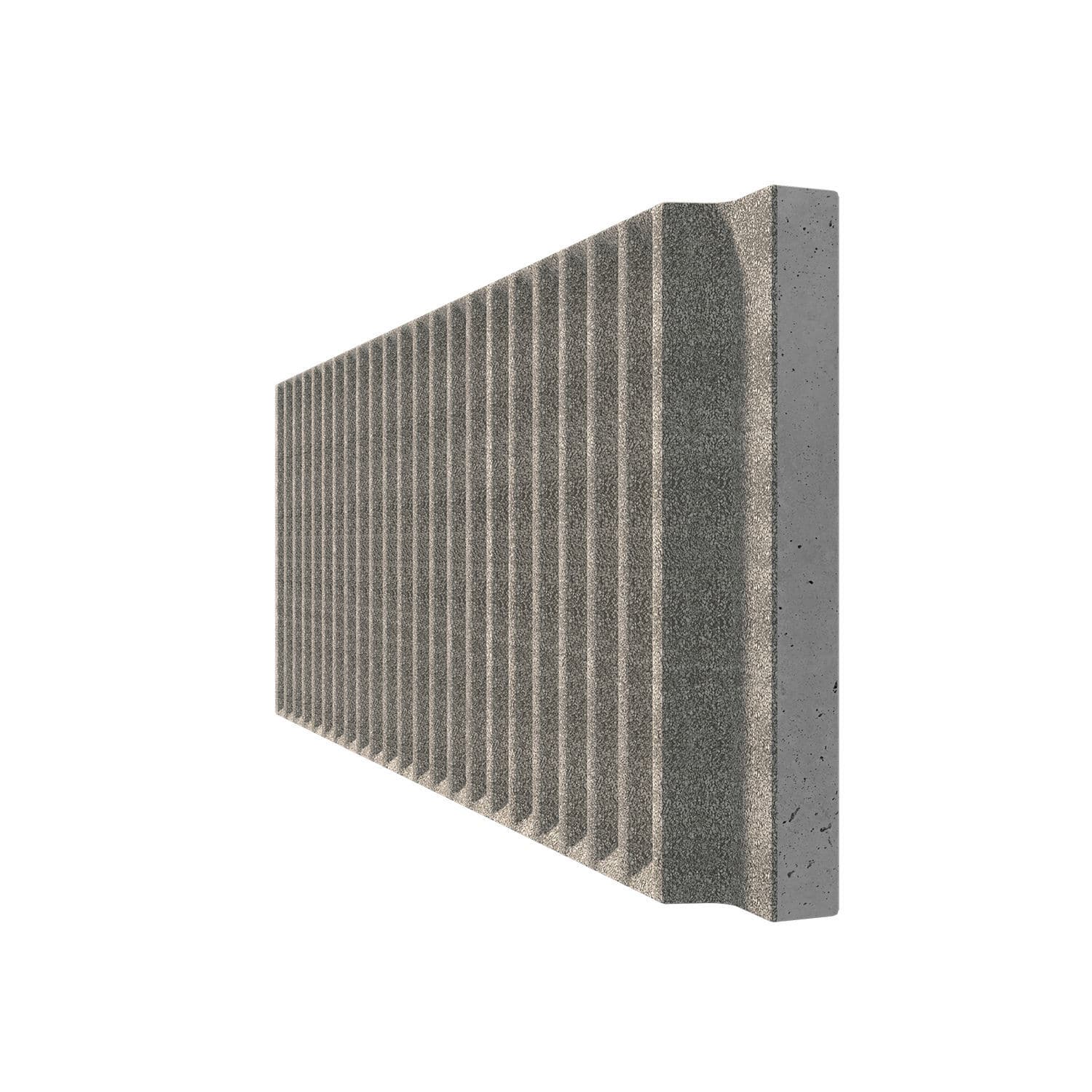 Noise barrier with modular panels - INSA AL ROCK - Insametal - porous ...