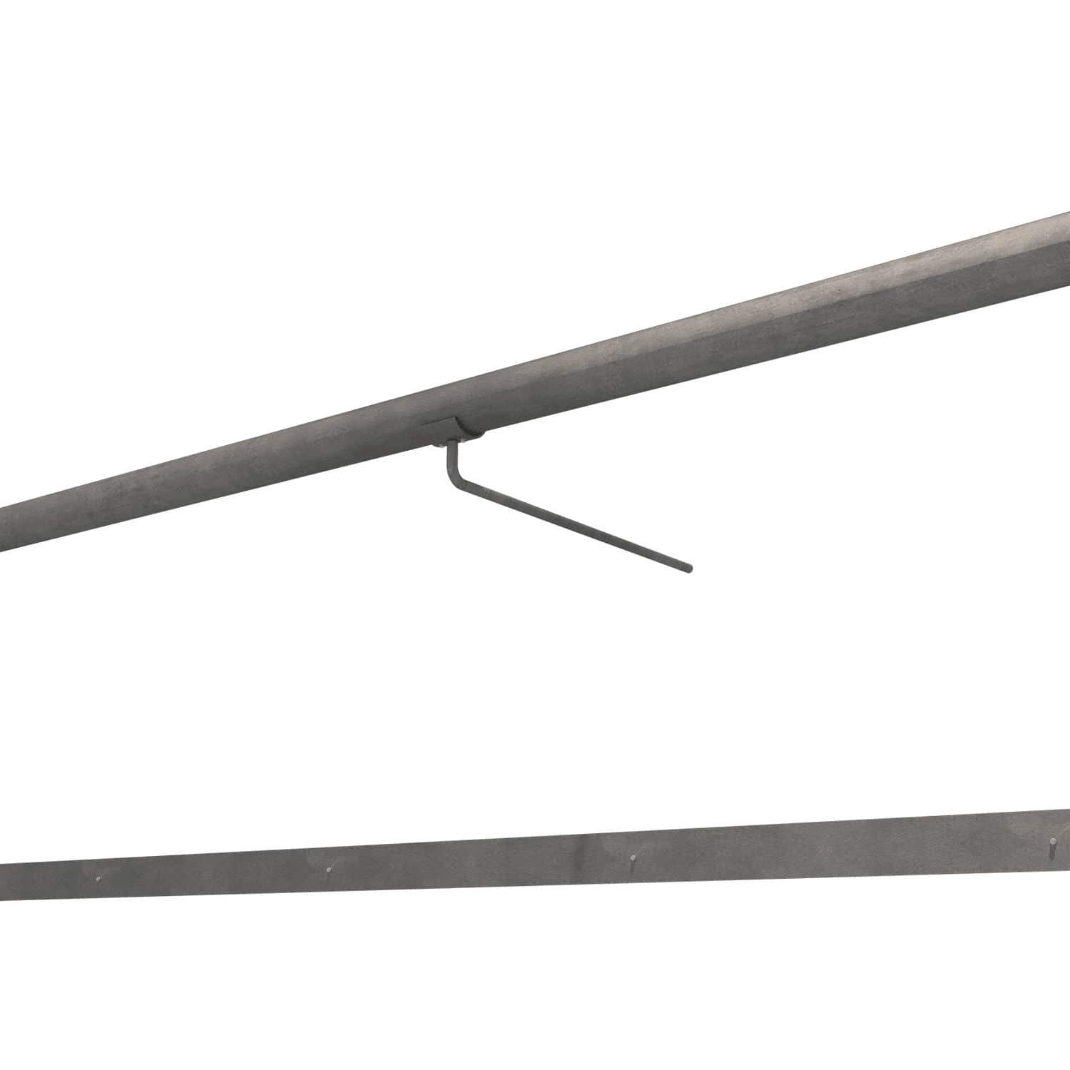 Galvanised steel handrail - INSA R603 - Insametal