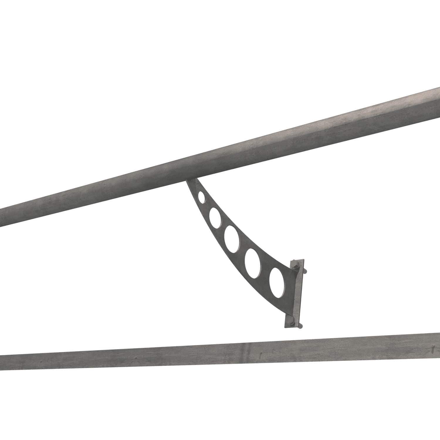 Galvanised steel handrail - INSA F605 - Insametal