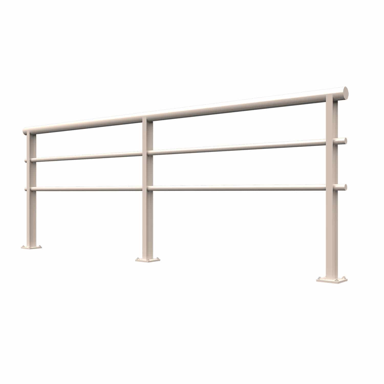 Galvanised steel railing - INSA-24 - Insametal - with bars / outdoor ...