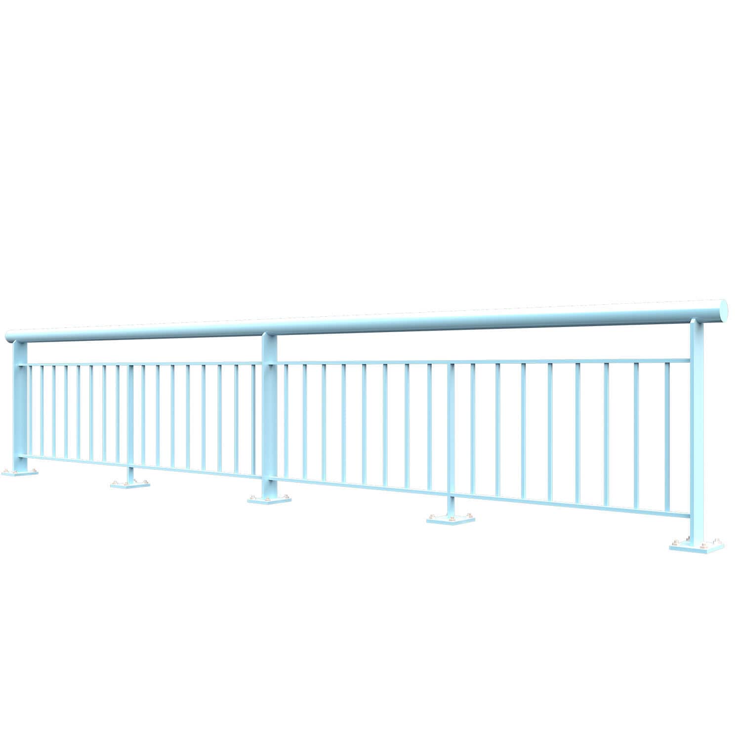 Galvanised steel railing - INSA-27 - Insametal - with bars / outdoor ...