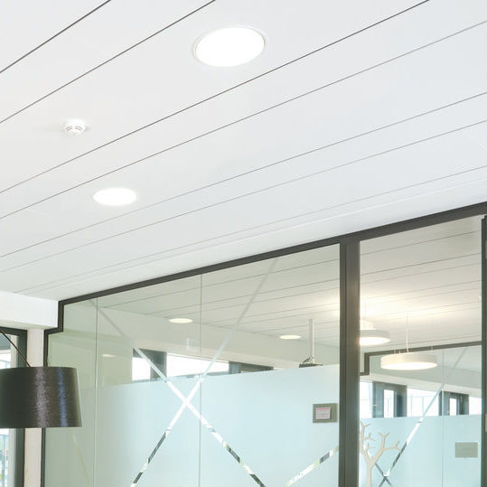 Mineral fiber suspended ceiling - AMF THERMATEX Alpha HD 35mm - Knauf ...