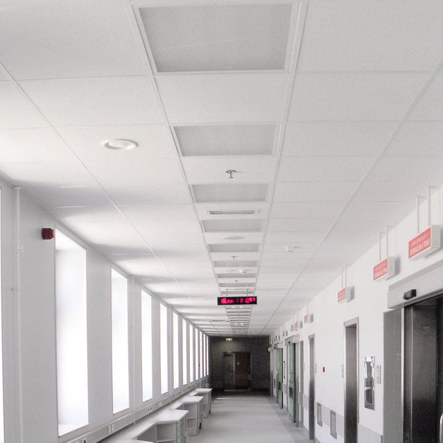 Mineral fiber suspended ceiling - AMF THERMATEX Thermaclean - Knauf ...