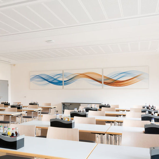 Wall-mounted sound-absorbing panel - Knauf Ceiling Solutions - mineral ...