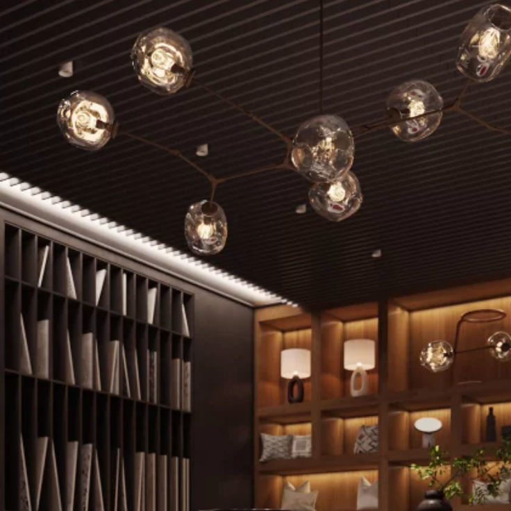 Pre-coated aluminum suspended ceiling - LITE - Knauf Ceiling Solutions ...