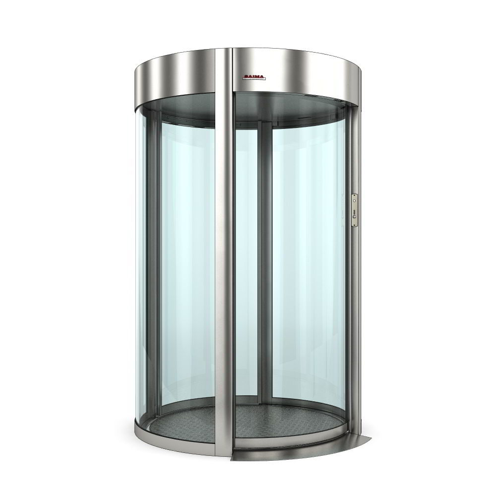 Curved security interlocking door - Commodoor Light - Saima Sicurezza ...