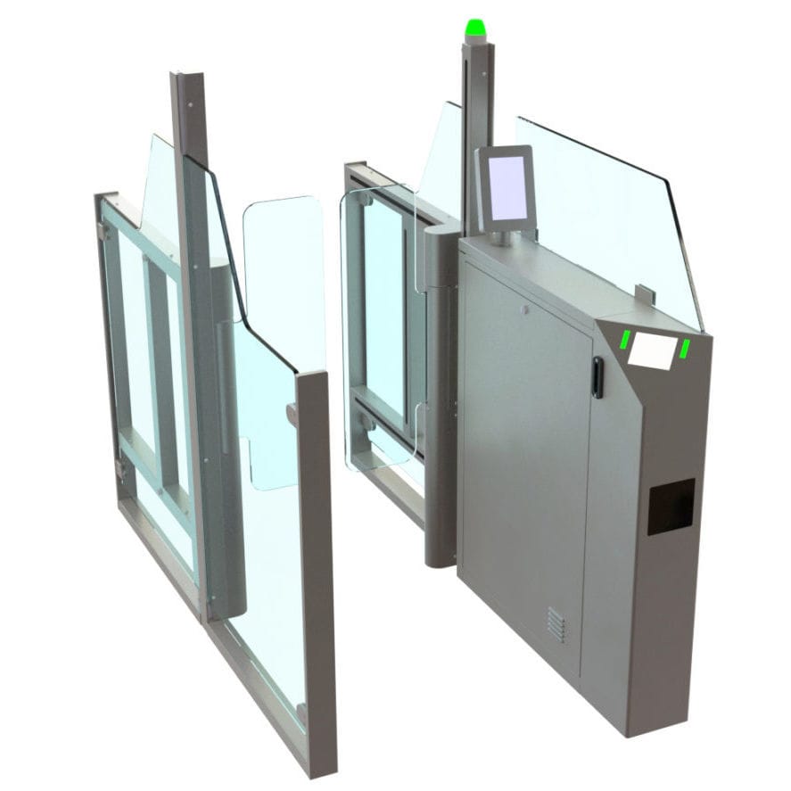 Access control speed gate - 425 - Saima Sicurezza SpA - glass ...