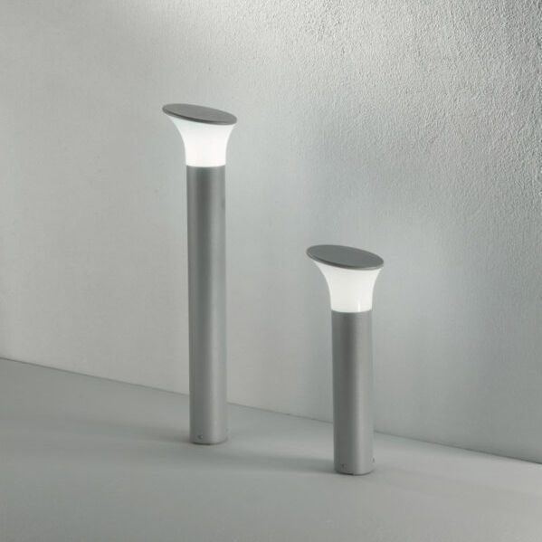 Garden bollard light - ARES - Ondaluce - urban / contemporary / aluminum