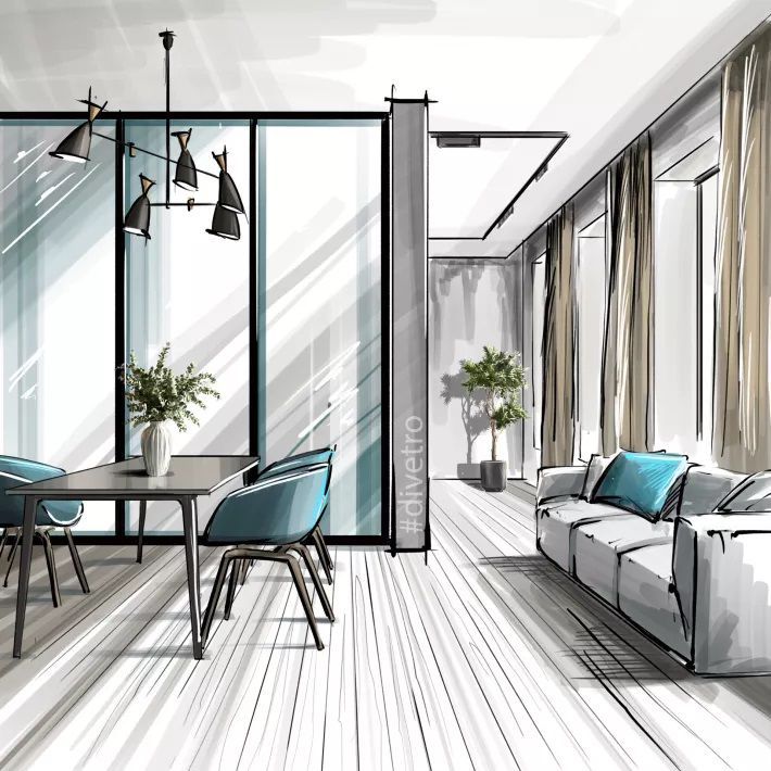 Fixed partition - PARITET LLC - with glass panel / metal / commercial