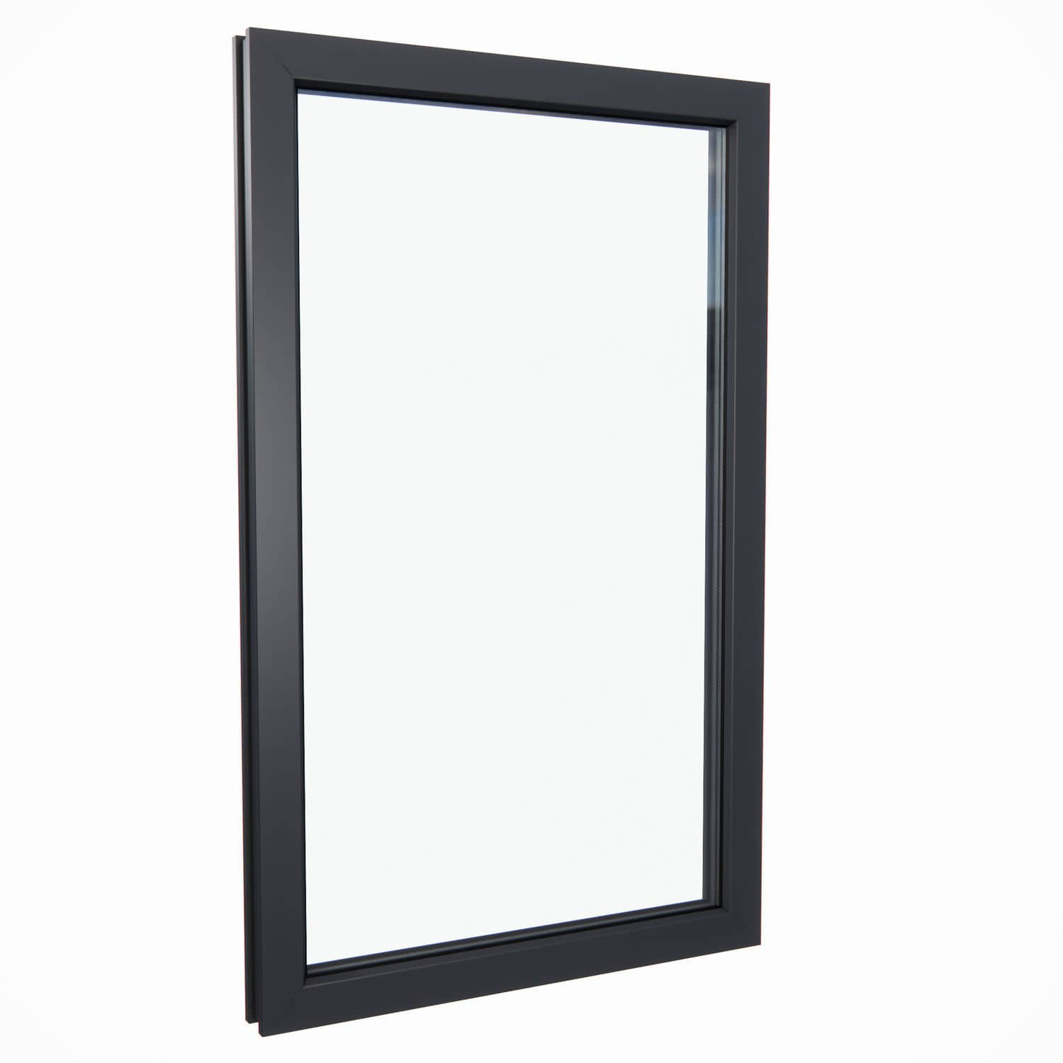 Glass window - PARITET LLC - PVC / fixed / double-glazed