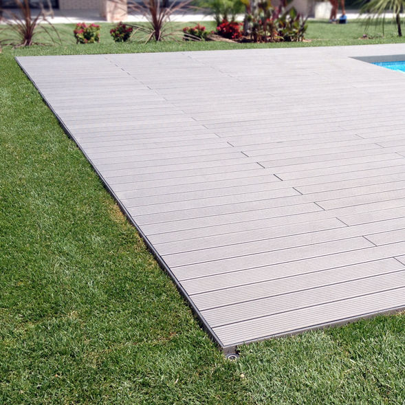 Polyethylene decking - Disegna - thermoplastic / wood look / non-slip