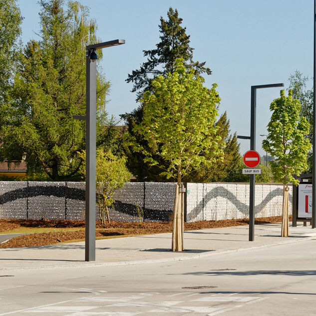 Lighting pole - TAIGA - ECLATEC International - galvanised steel