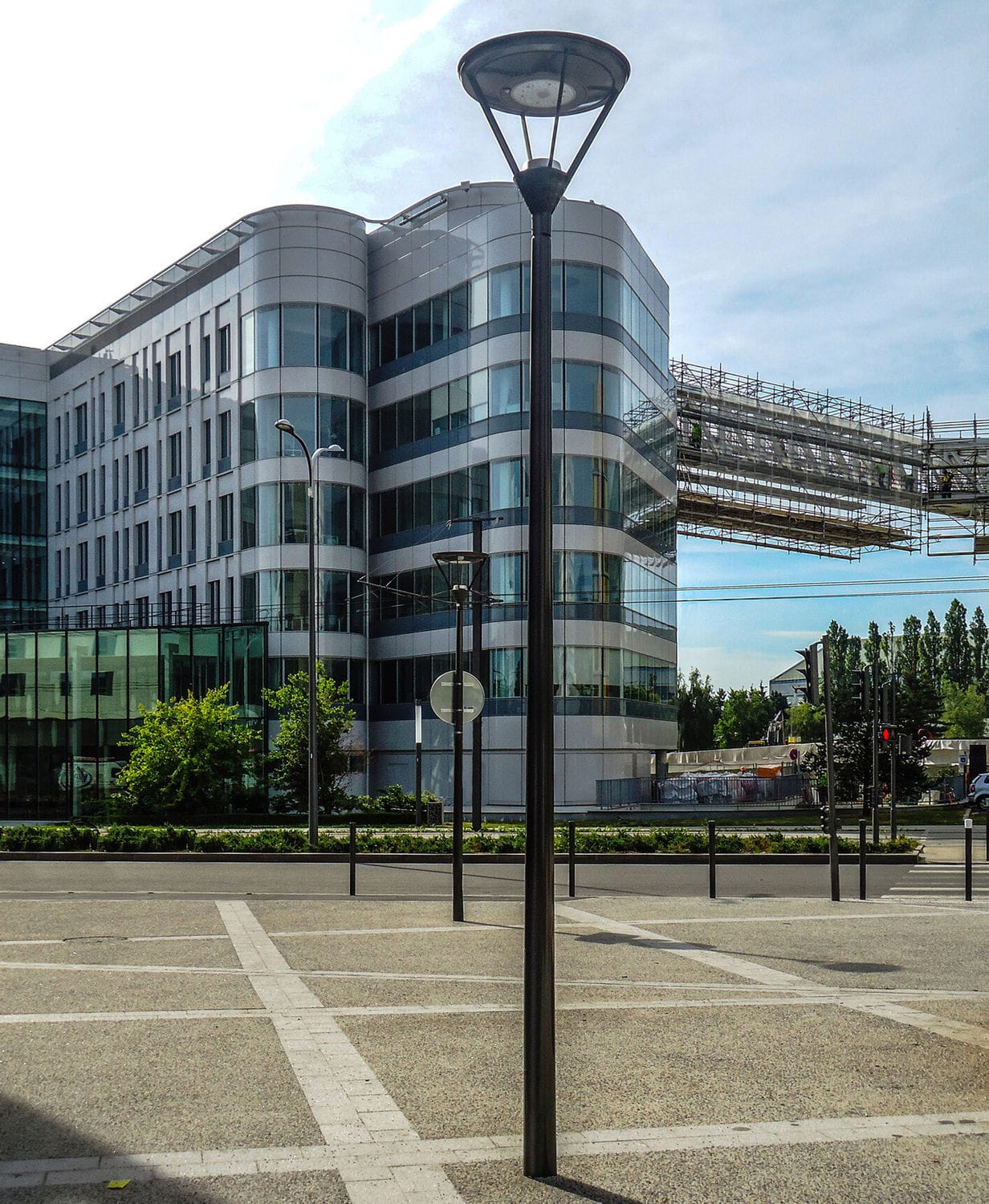 Cast aluminum lamp post - ELYXE - ECLATEC International - urban ...