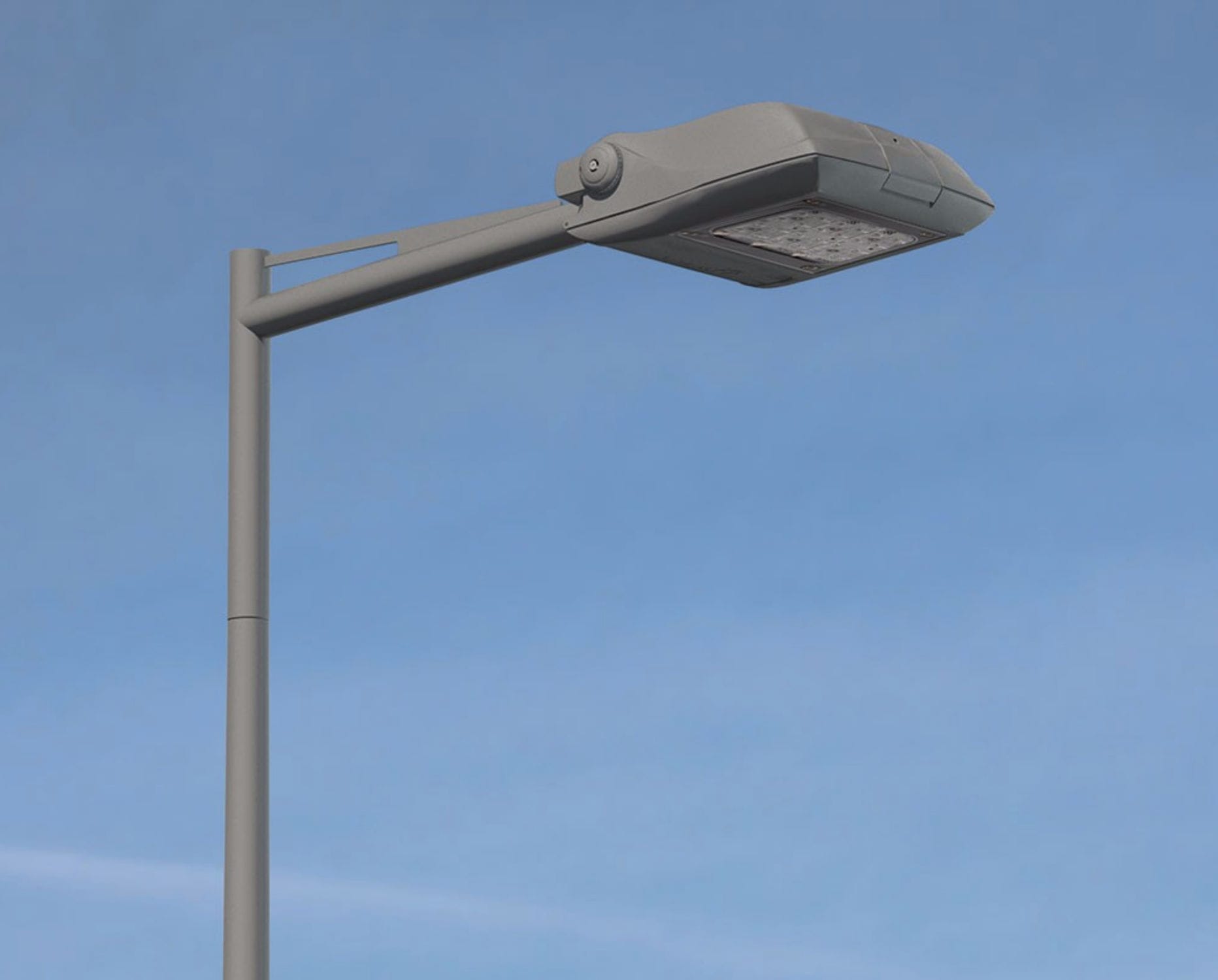 Galvanised steel lamp post arm - EQUERRE - ECLATEC International